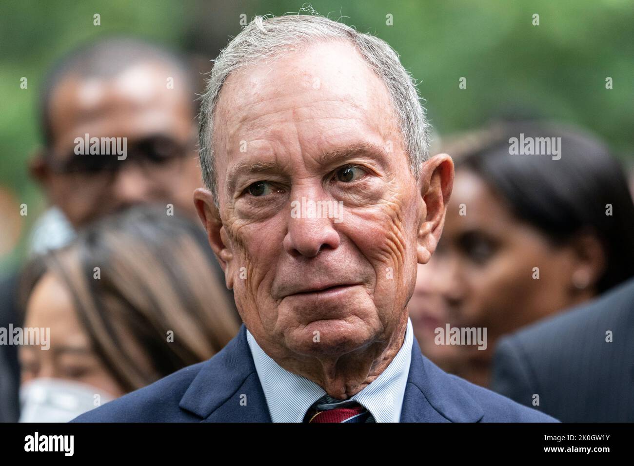New York, NY - September 11, 2022: Former mayor Micahel Bloomberg ...