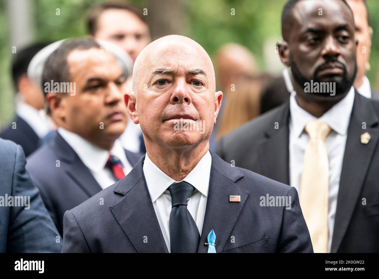 New York, NY - September 11, 2022: Secretary of Homeland Security ...