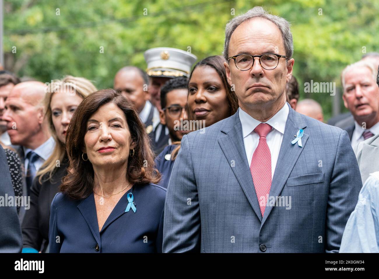 New York, NY - September 11, 2022: Governor Kathy Hochul and husband ...