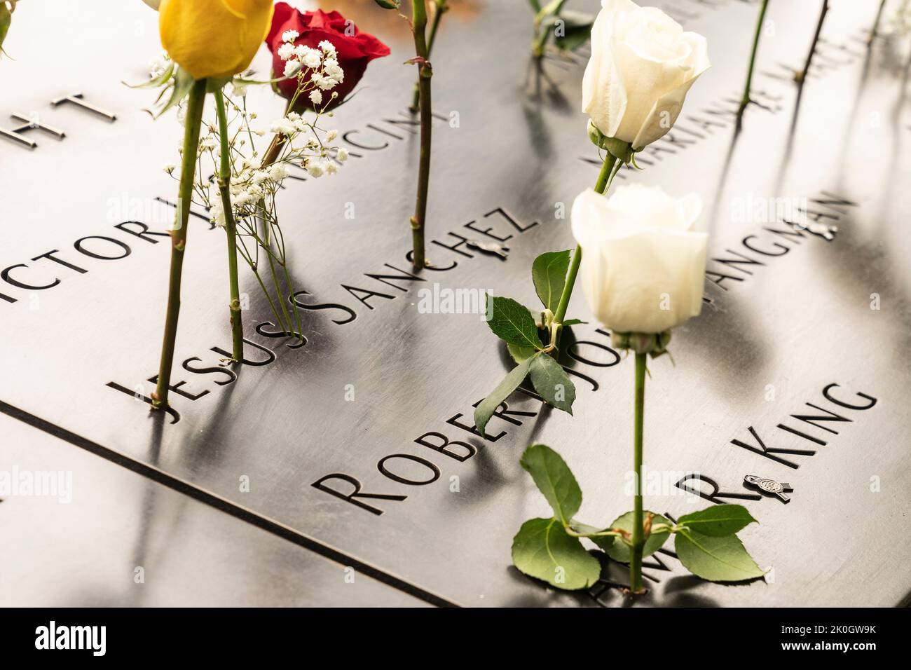 New York, NY - September 11, 2022: Atmosphere during 9/11 Memorial 21st ...