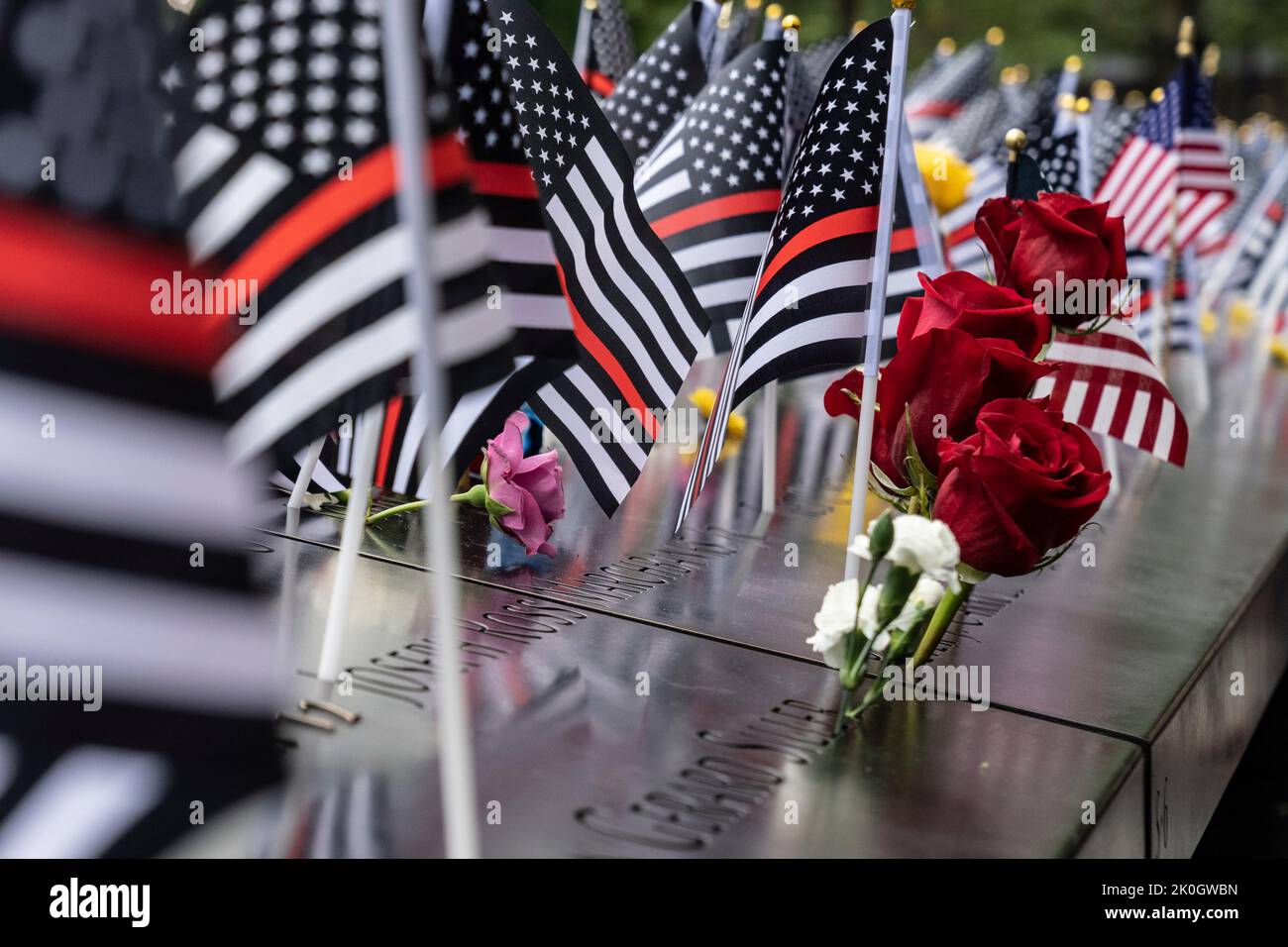 New York, NY - September 11, 2022: Atmosphere during 9/11 Memorial 21st ...