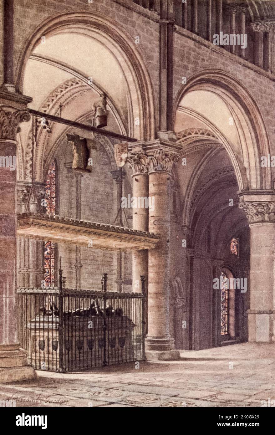 Edward the Black Prince's Tomb in Trinity Chapel Canterbury cathedral ...