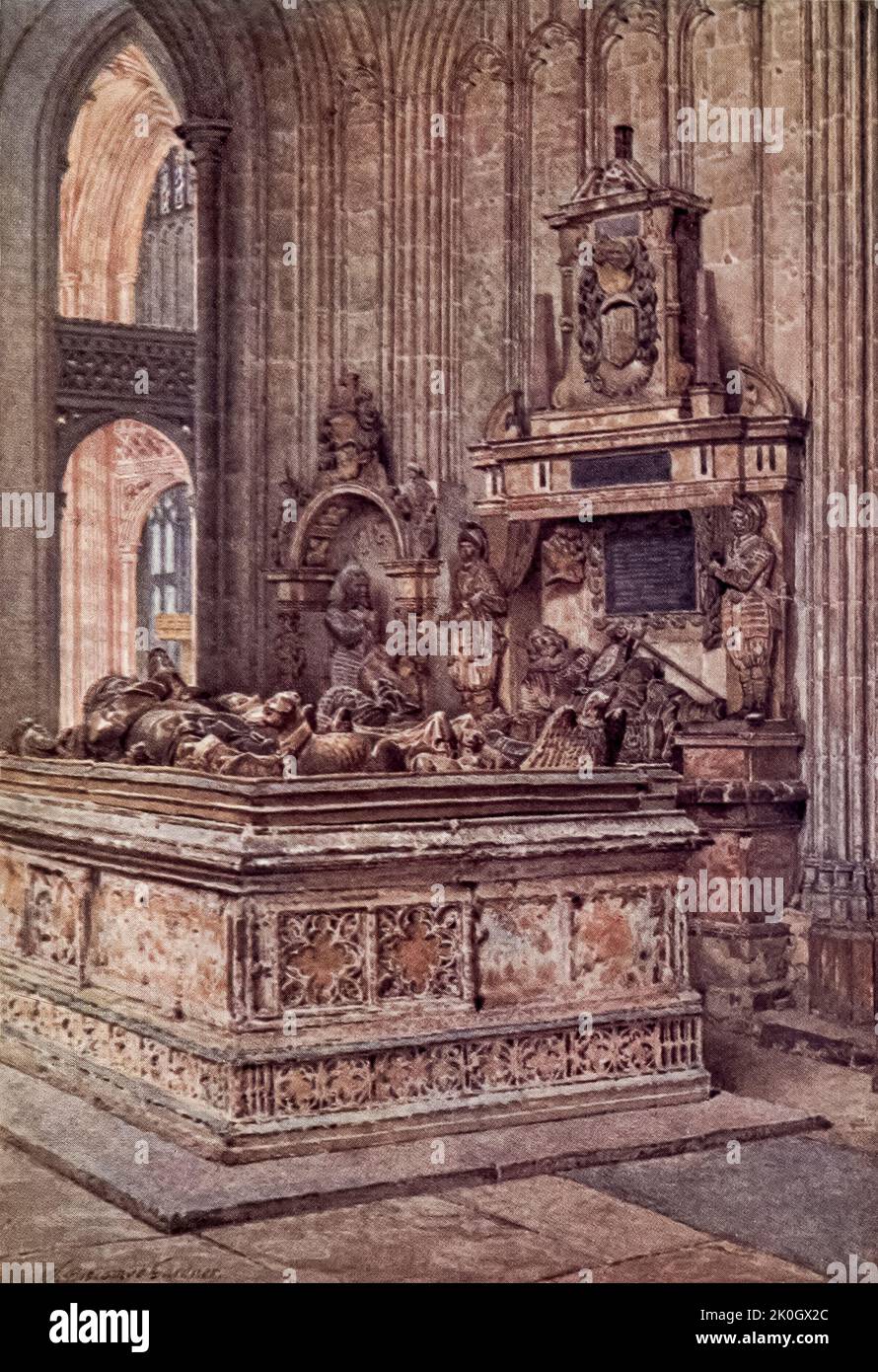 The Warrior's Chapel, Canterbury cathedral looking Westwards Painted by ...