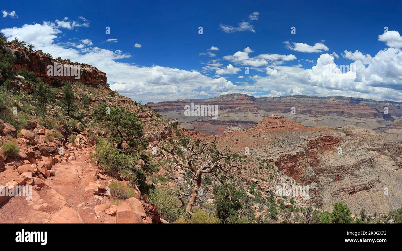 Grand Canyon View From Above Clipart