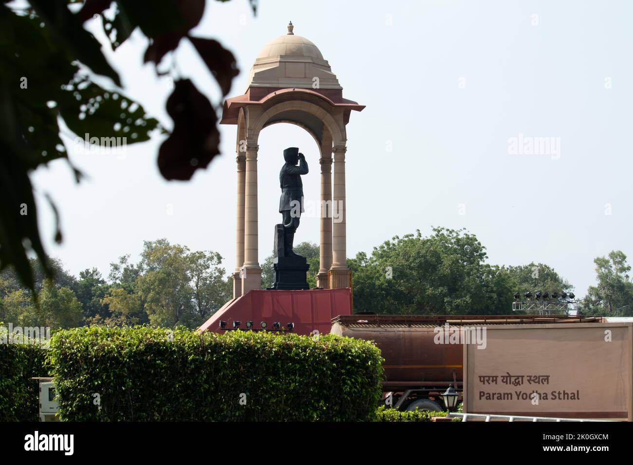 New Delhi, Delhi, India, 11 Sep 2022 - 28 Feet Tall Black Granite ...