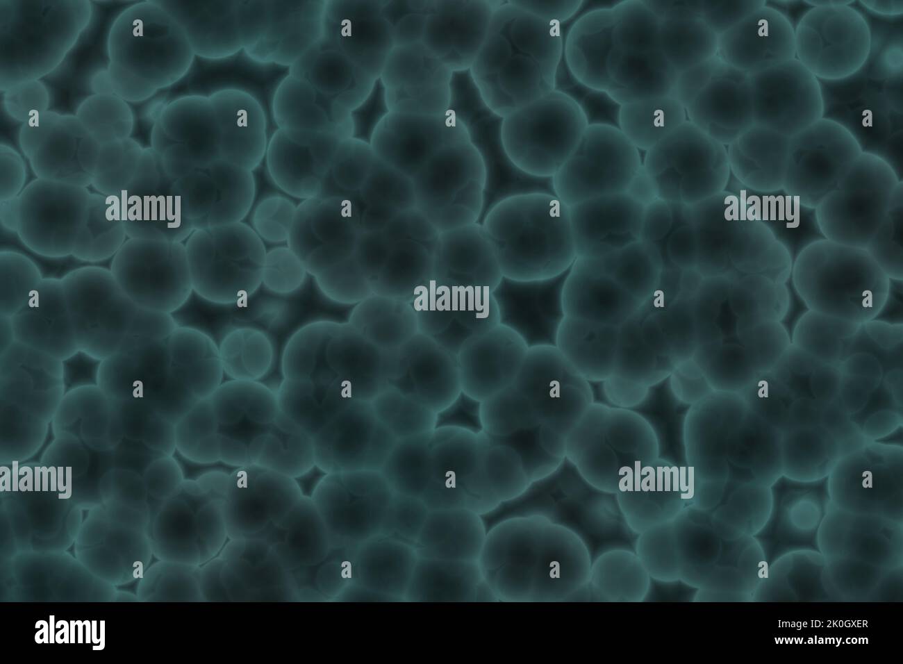 artistic modern light blue a lot biological viruses digitally drawn ...