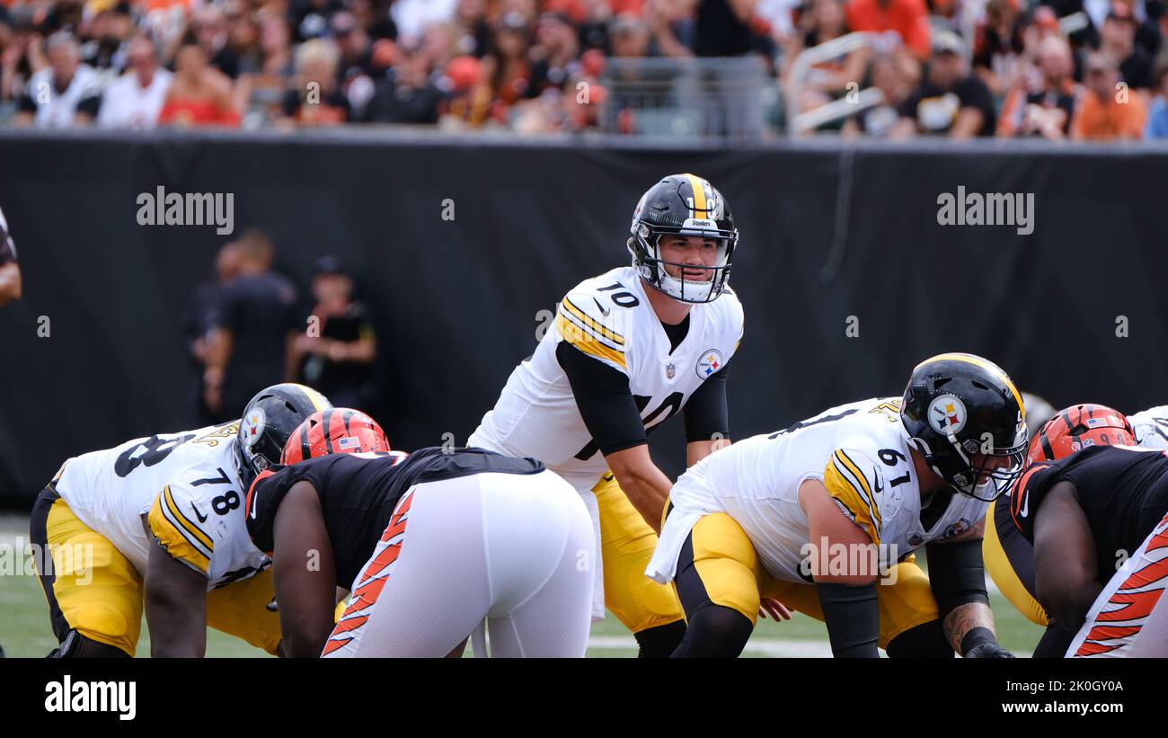 Cincinnati, Ohio, USA. Paycor Stadium. 11th Sep, 2022. Mitch Trubisky ...