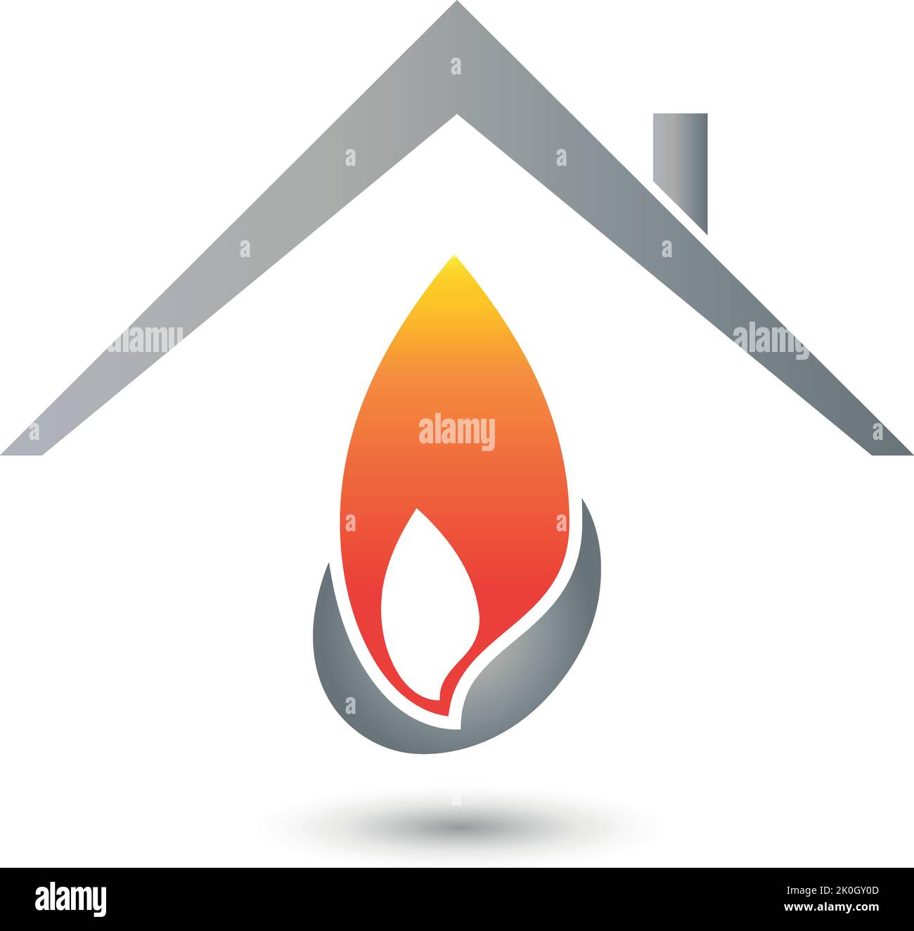 House, Flame, Plumber, Installer, Repairman, Logo Stock Vector Image ...