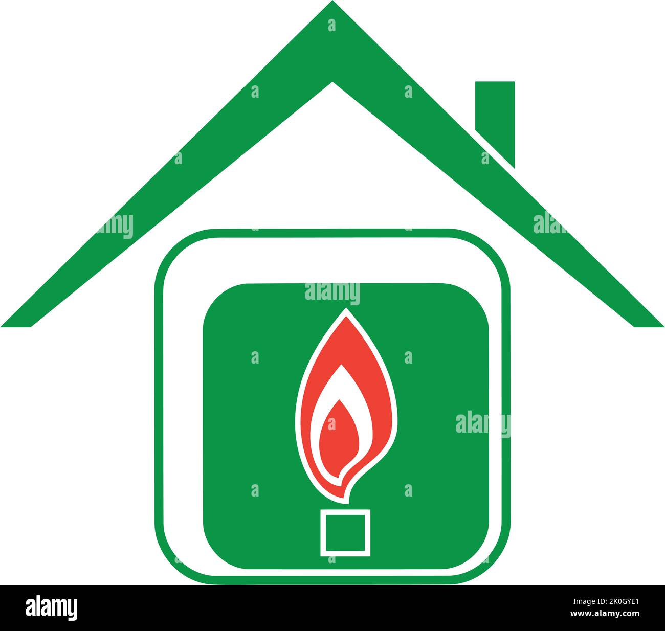 House, Flame, Plumber, Installer, Repairman, Logo Stock Vector Image ...