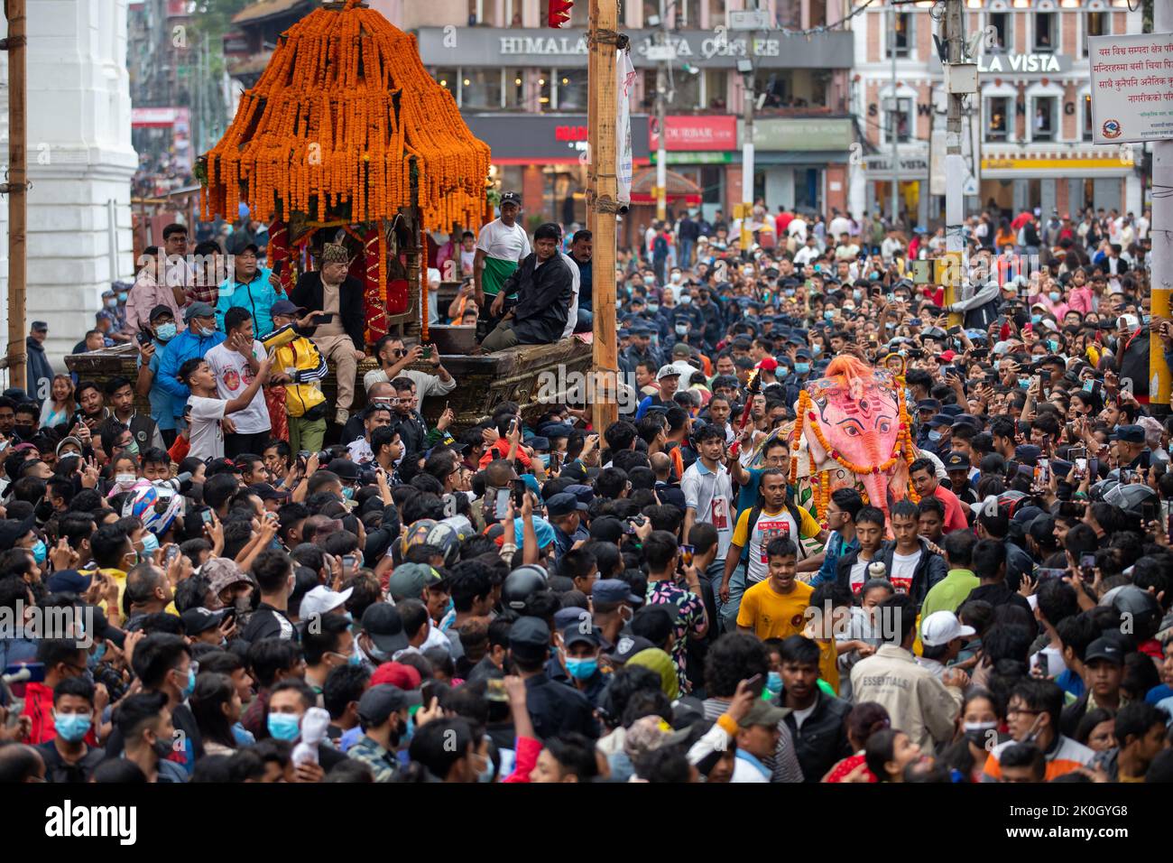 Indra Jatra Festival Stock Photo - Alamy