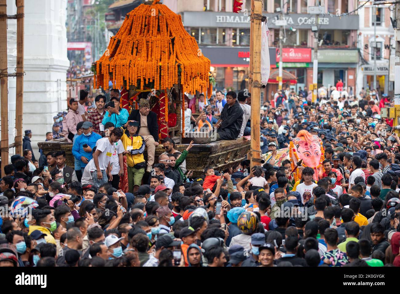 Indra Jatra Festival Stock Photo - Alamy