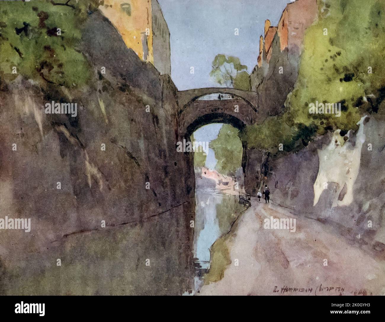 Canal and bridge of sighs chester hi-res stock photography and images ...