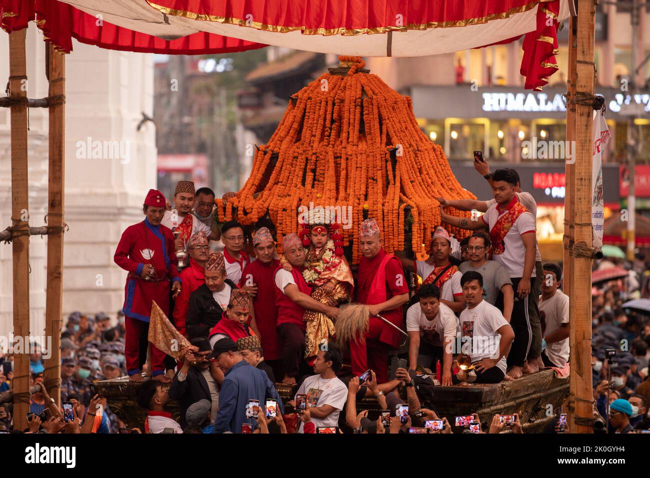 Indra Jatra Festival Stock Photo - Alamy