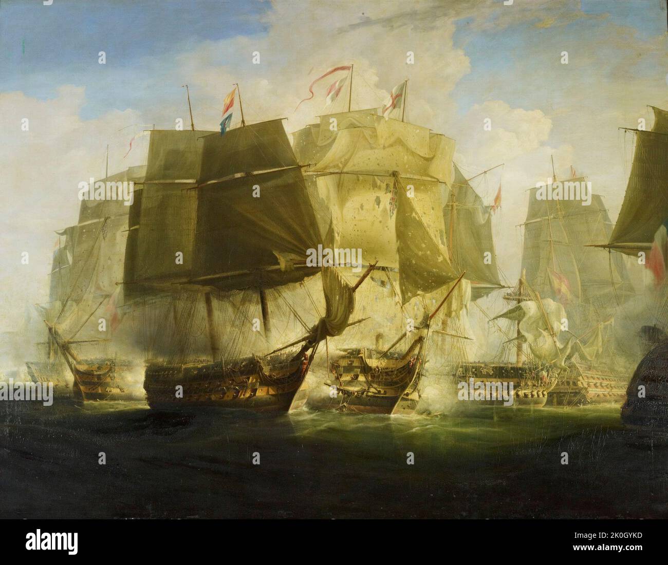 The Battle of Trafalgar: I. The Beginning of the Action: The 'Victory ...