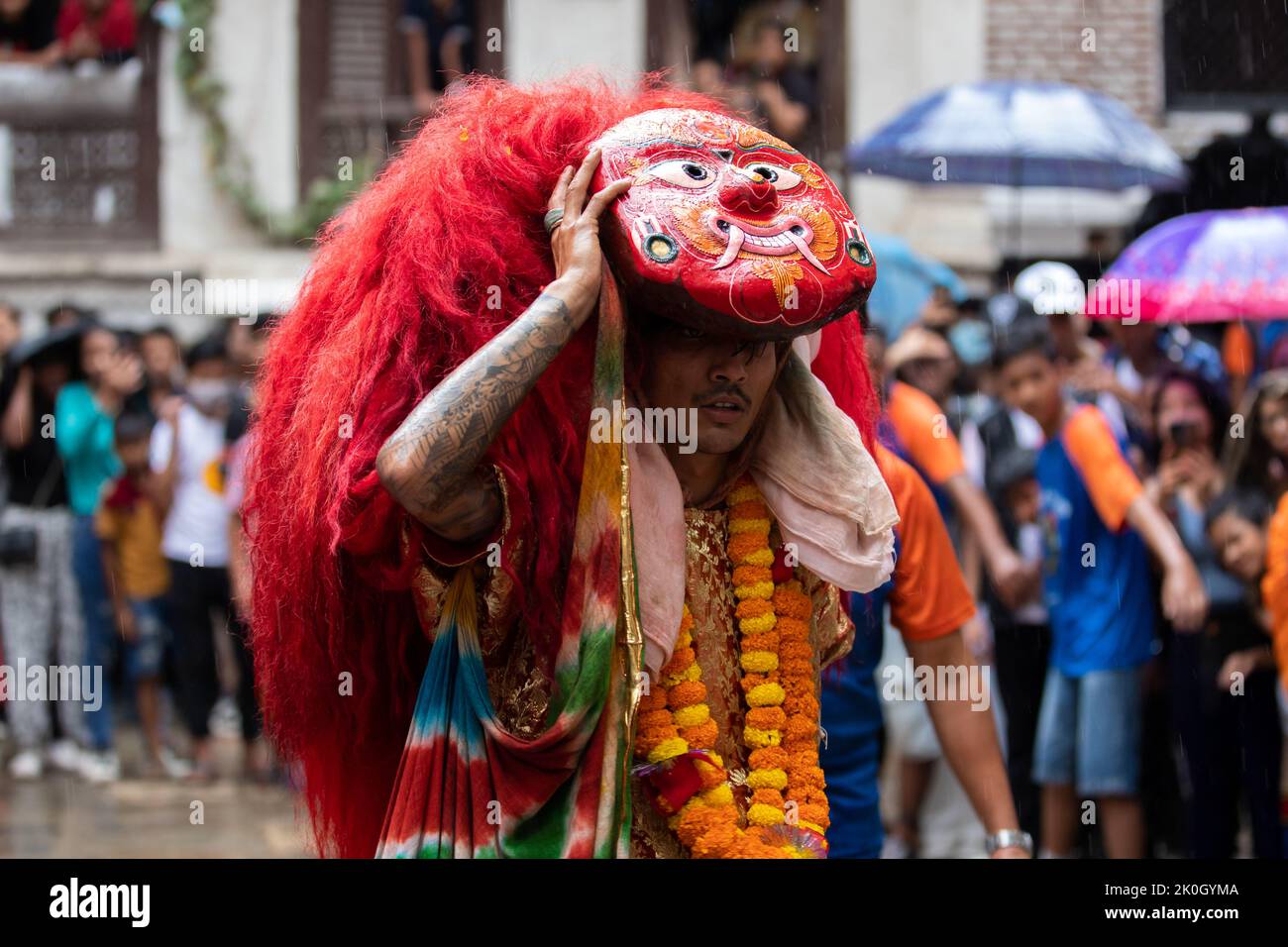 Indra Jatra Festival Stock Photo - Alamy