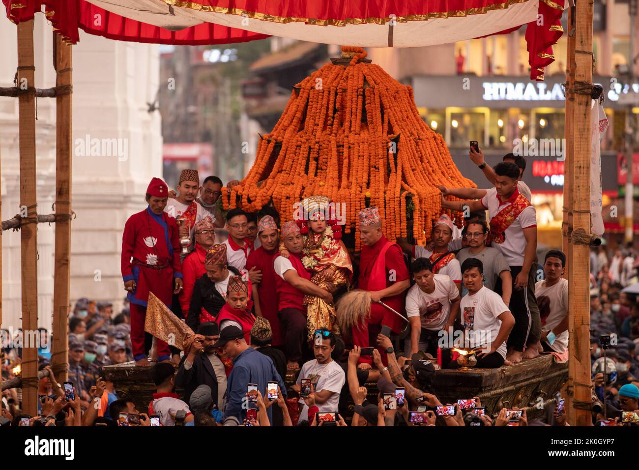 Indra Jatra Festival Stock Photo - Alamy