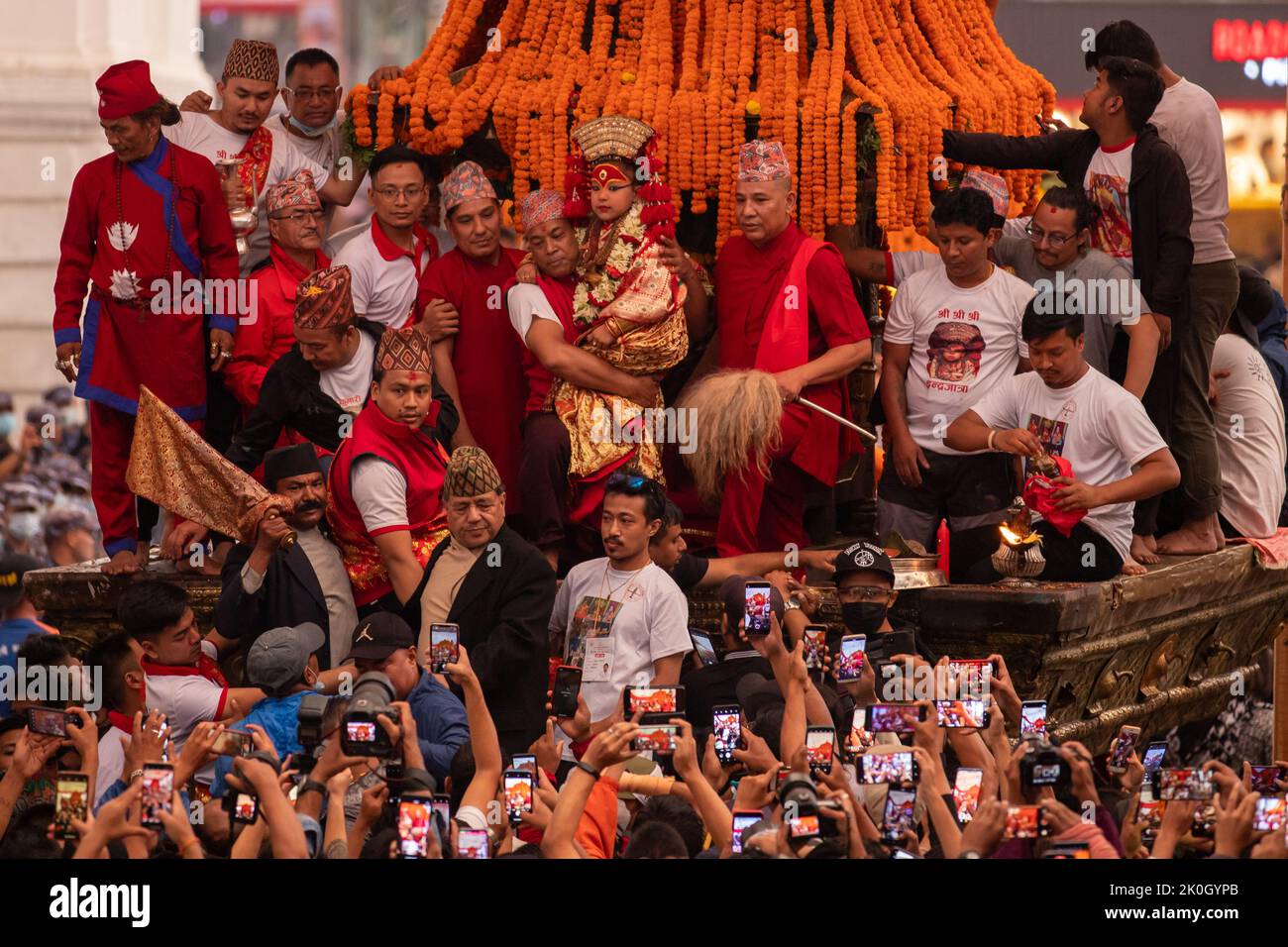 Indra Jatra Festival Stock Photo - Alamy