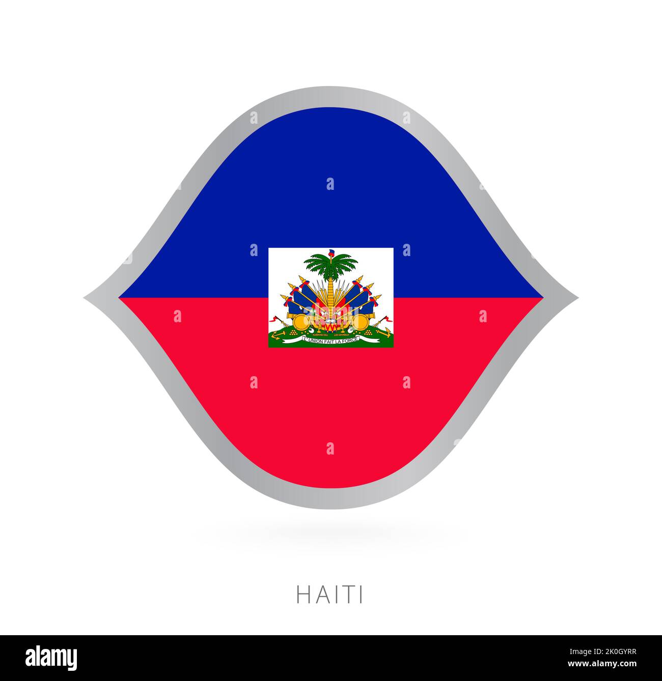 Haiti national team flag in style for international basketball ...