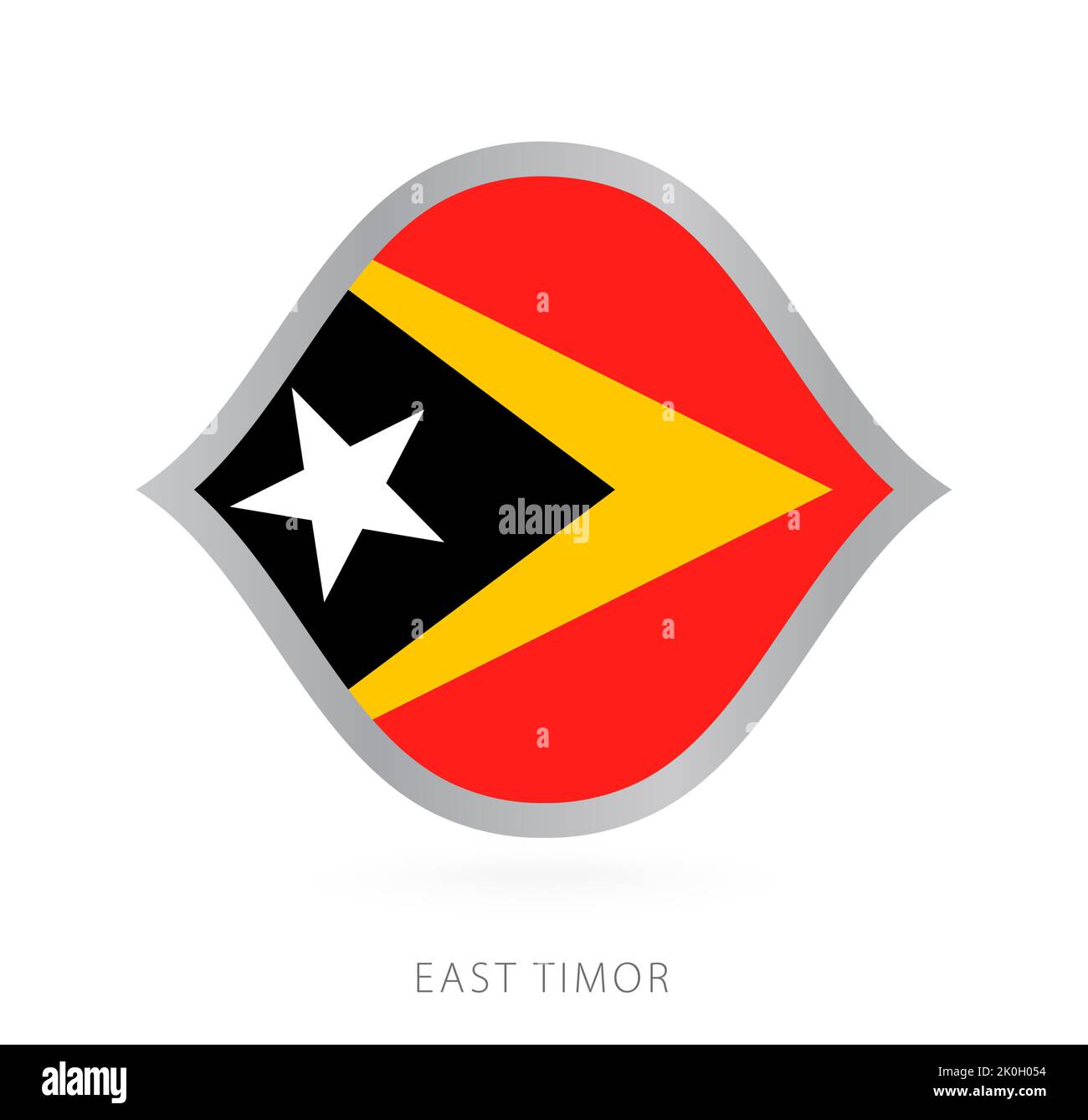East Timor national team flag in style for international basketball ...