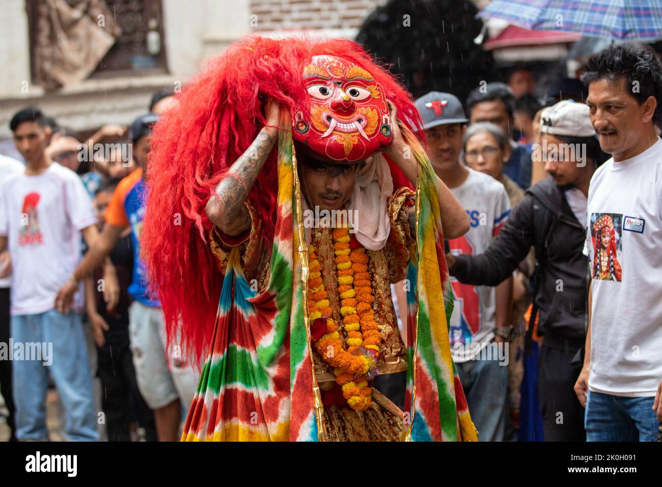 Indra Jatra Festival Stock Photo - Alamy