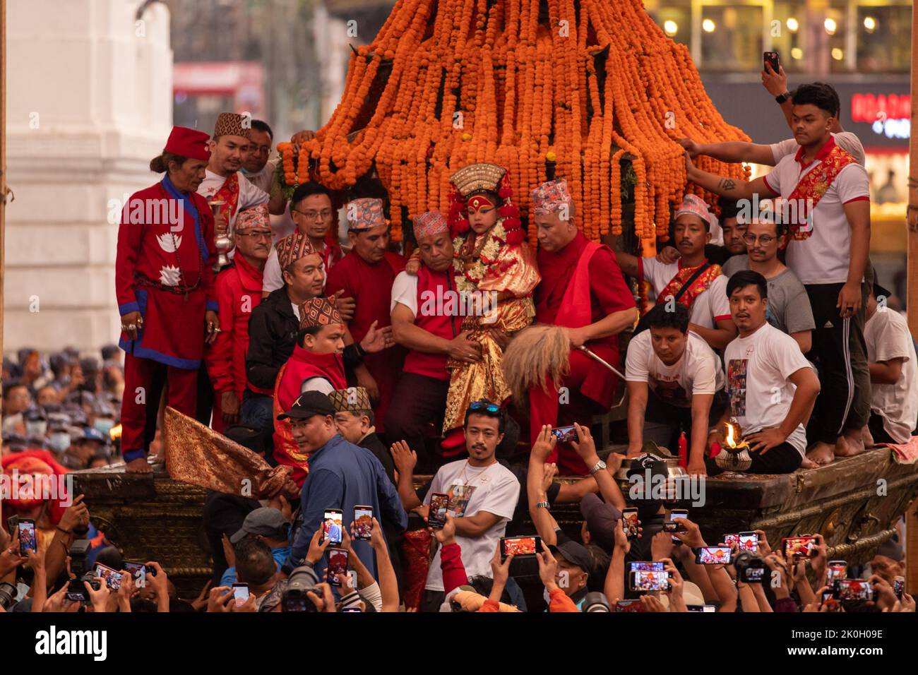 Indra Jatra Festival Stock Photo - Alamy