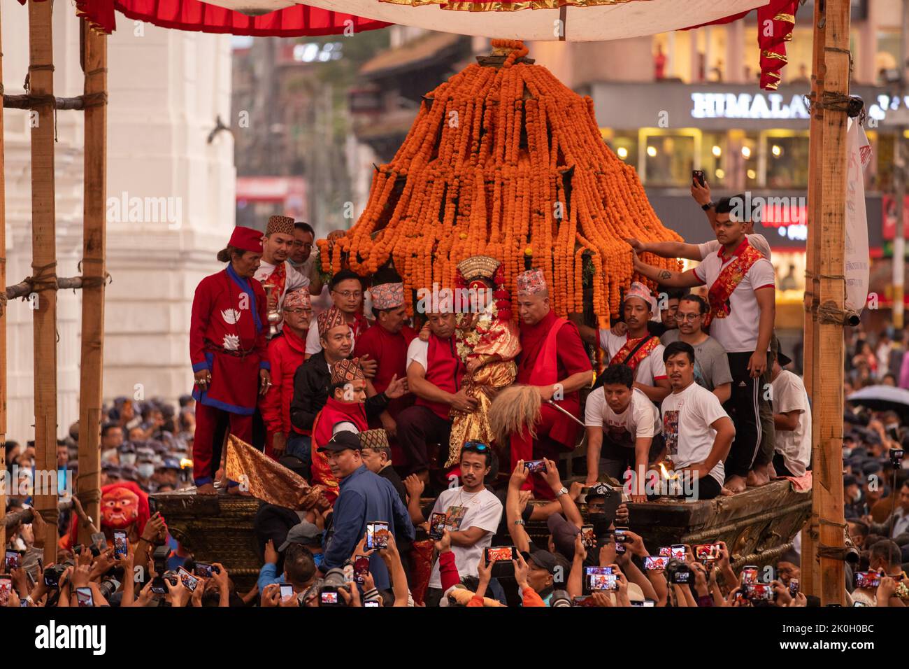 Indra Jatra Festival Stock Photo - Alamy
