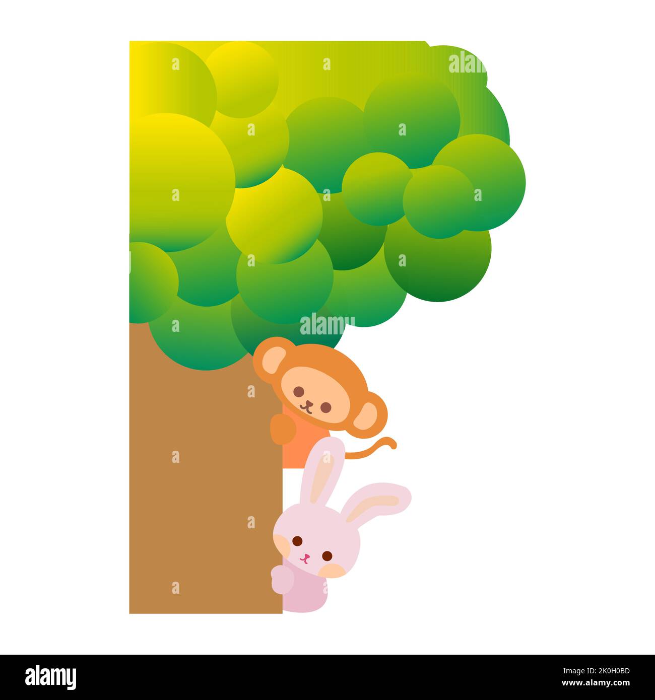 Hidden animals illustration hi-res stock photography and images - Alamy