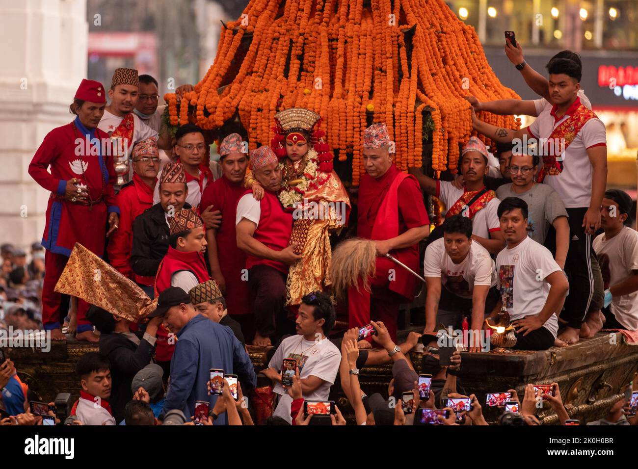 Indra Jatra Festival Stock Photo - Alamy