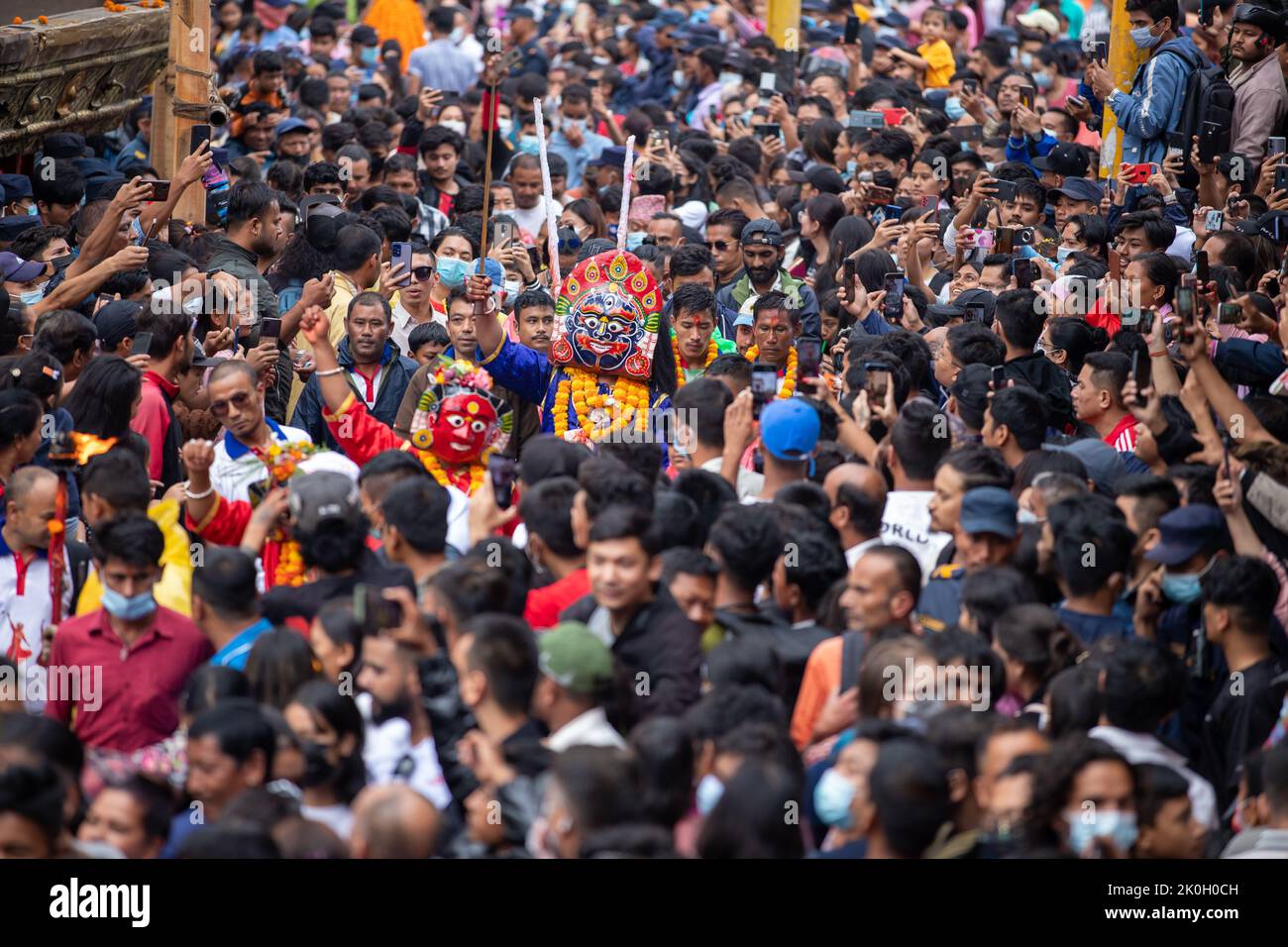 Indra Jatra Festival Stock Photo - Alamy