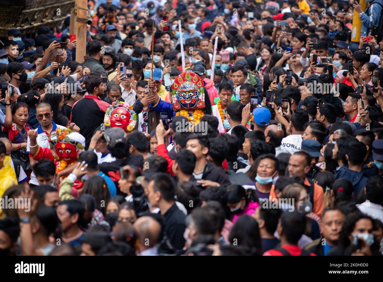 Indra Jatra Festival Stock Photo - Alamy