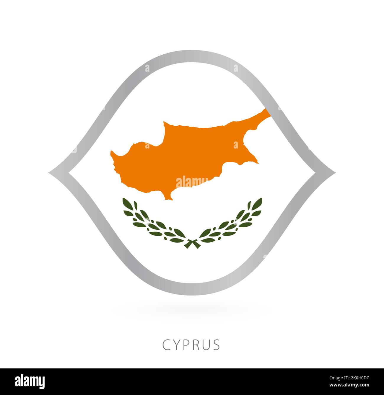 Cyprus national team flag in style for international basketball ...
