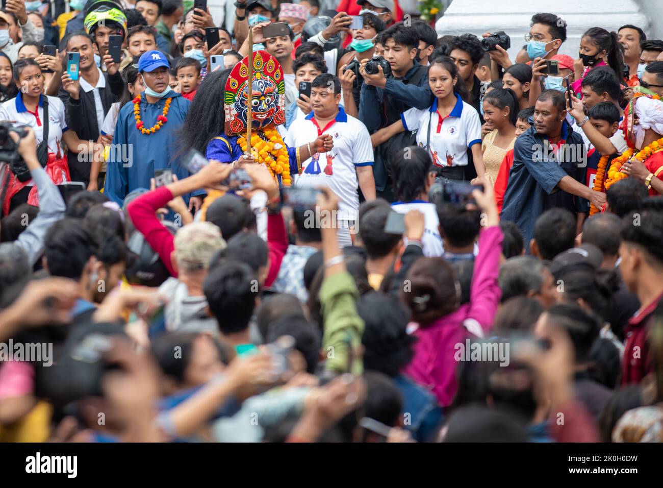 Indra Jatra Festival Stock Photo - Alamy