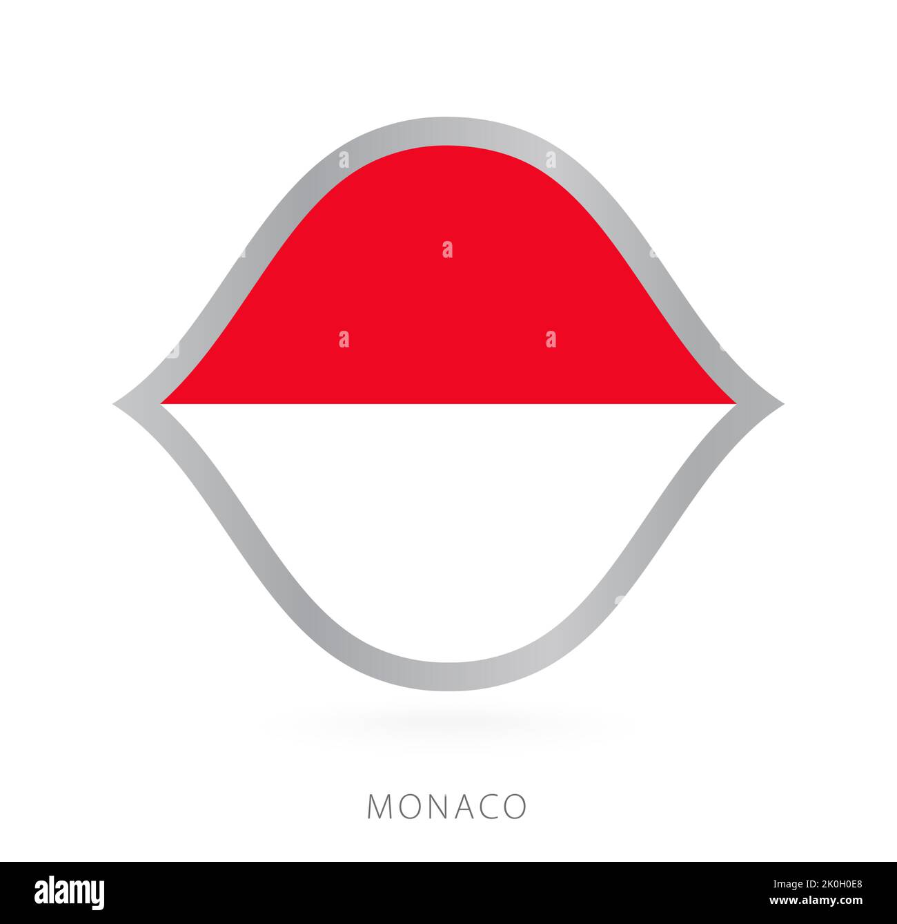 Monaco national team flag in style for international basketball ...