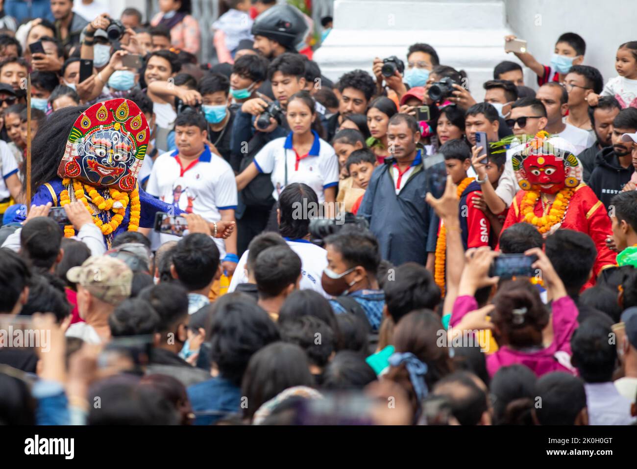 Indra Jatra Festival Stock Photo - Alamy