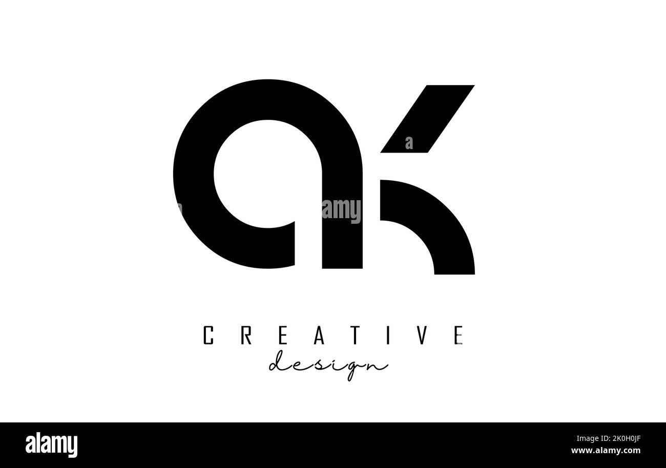 Ak letters Stock Vector Images - Alamy