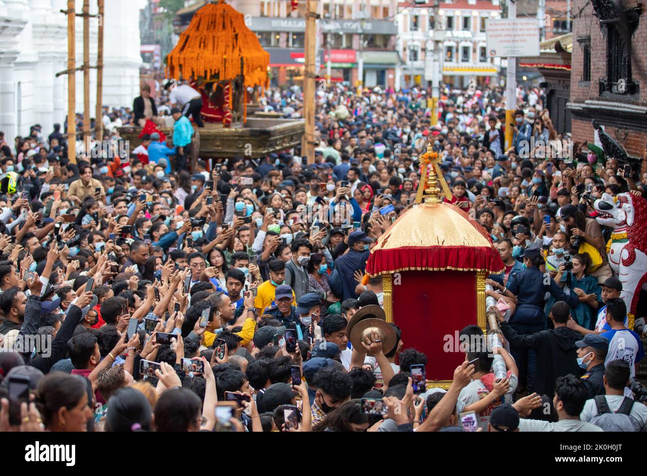 Indra Jatra Festival Stock Photo - Alamy