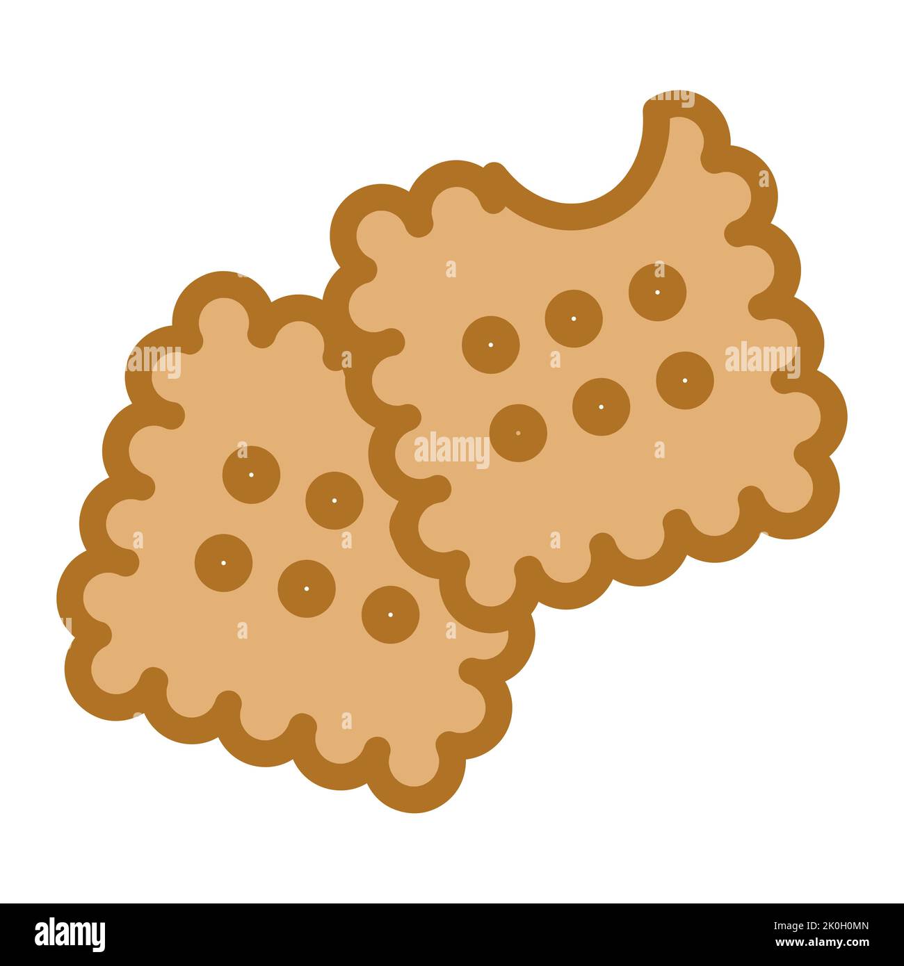 Crunchy cake Stock Vector Images - Alamy