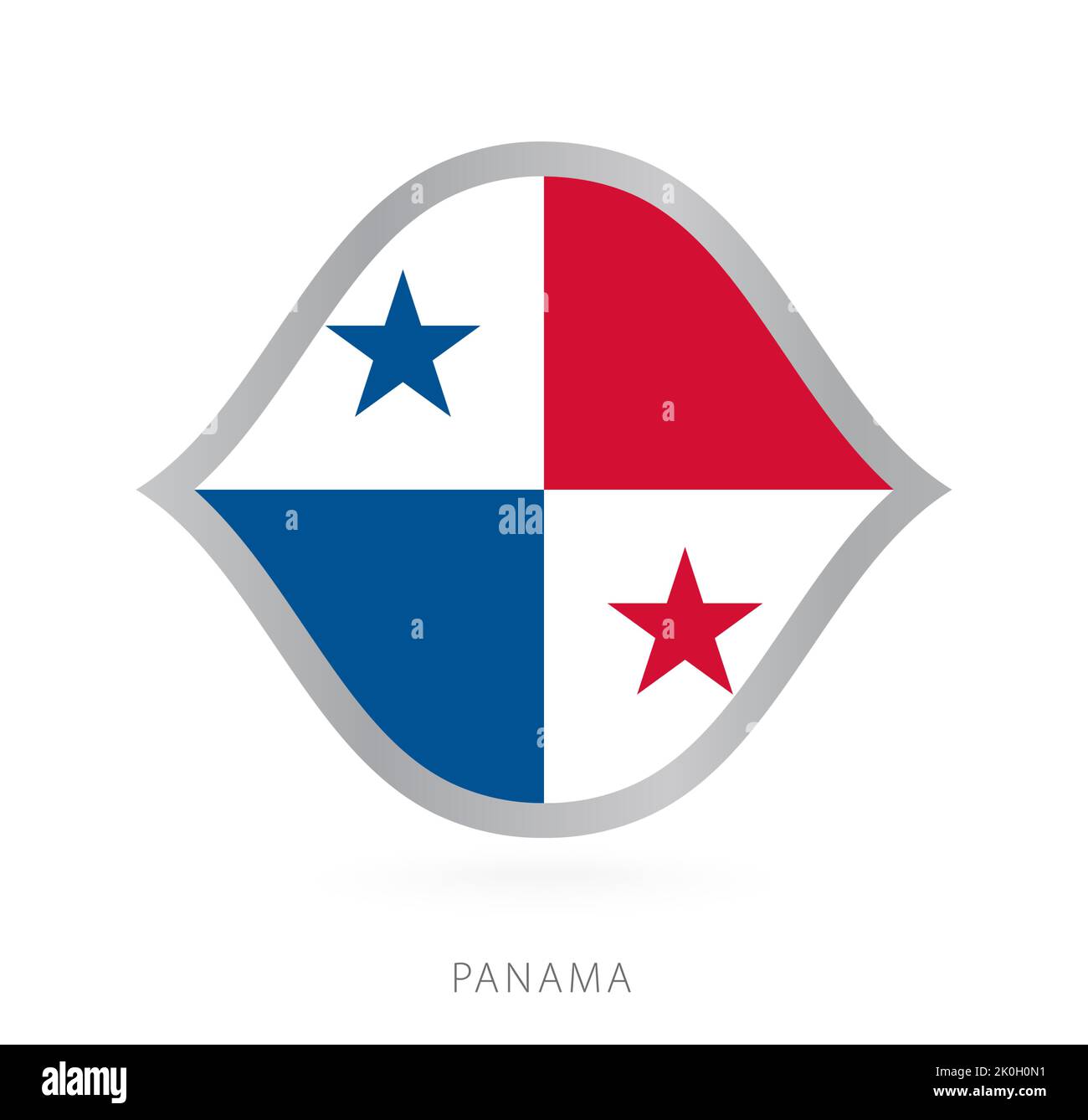 Panama national team flag in style for international basketball ...