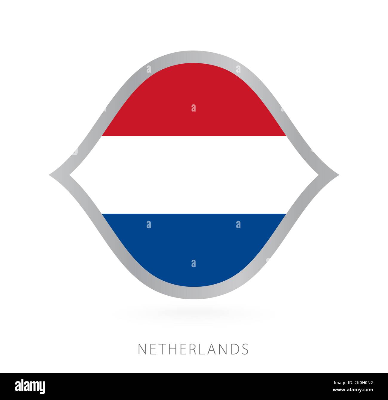 Netherlands national team flag in style for international basketball ...