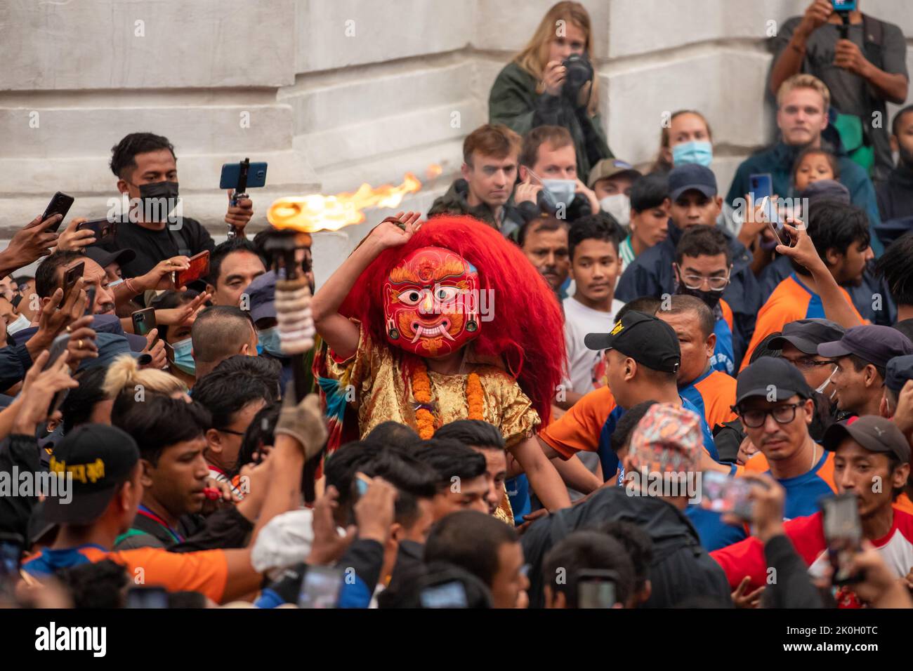 Indra Jatra Festival Stock Photo - Alamy