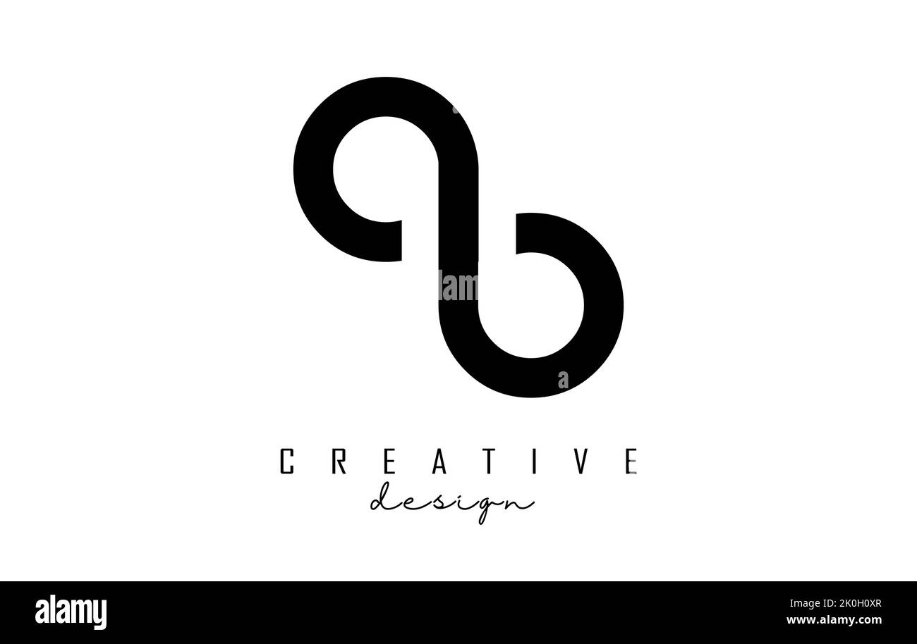 Small letters ab a b logo with a minimalist design. Letters with ...