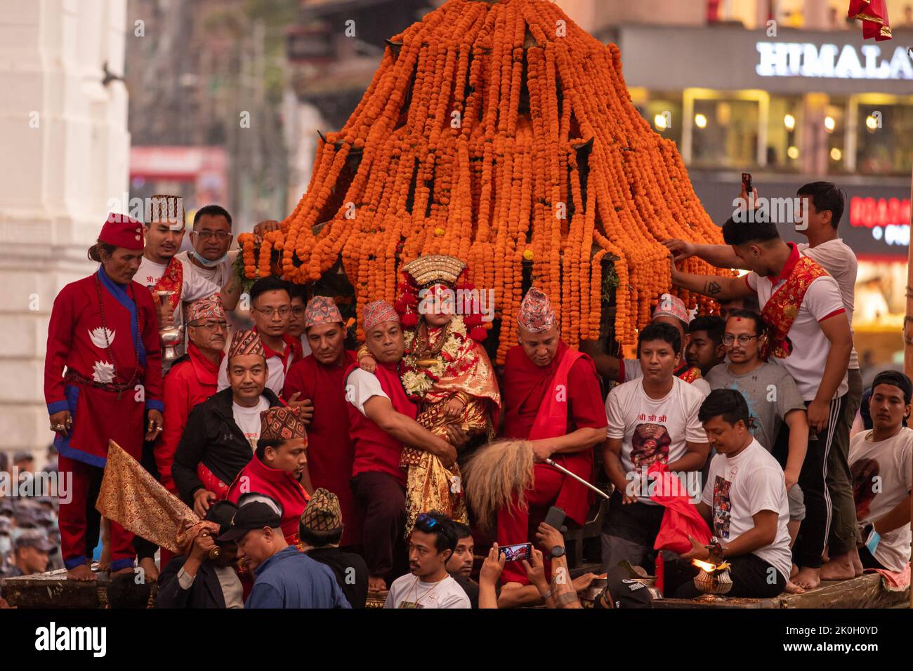 Indra Jatra Festival Stock Photo - Alamy