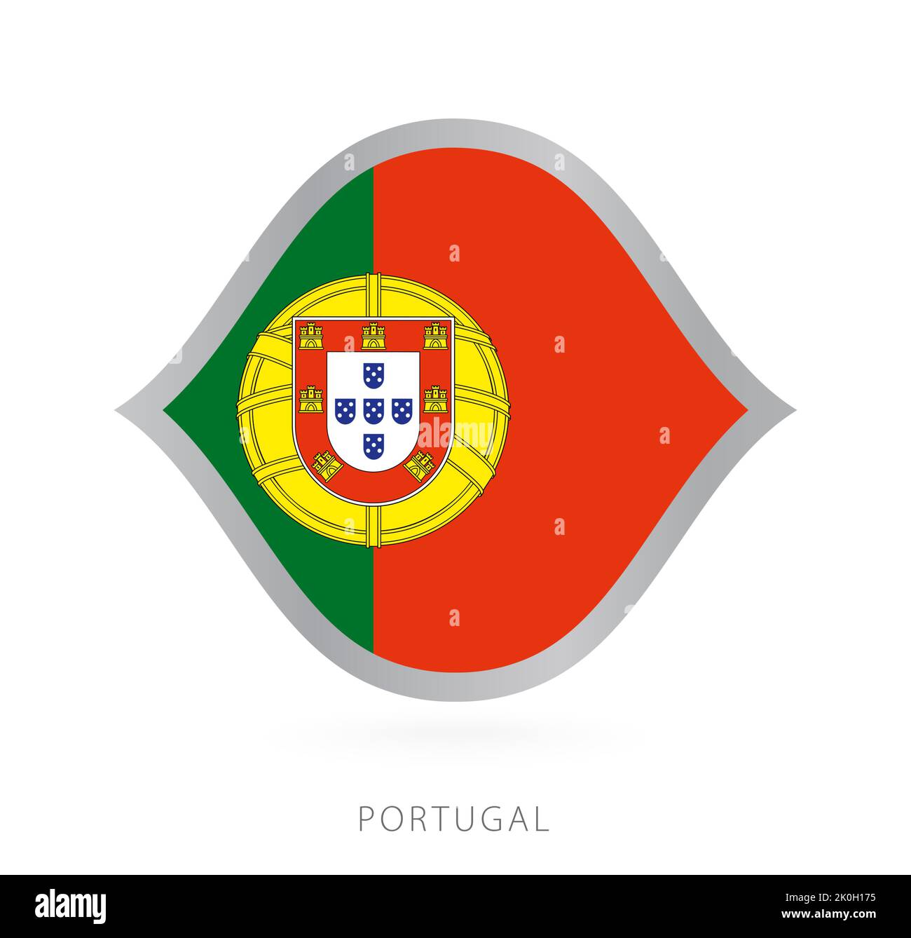 Portugal national team flag in style for international basketball ...
