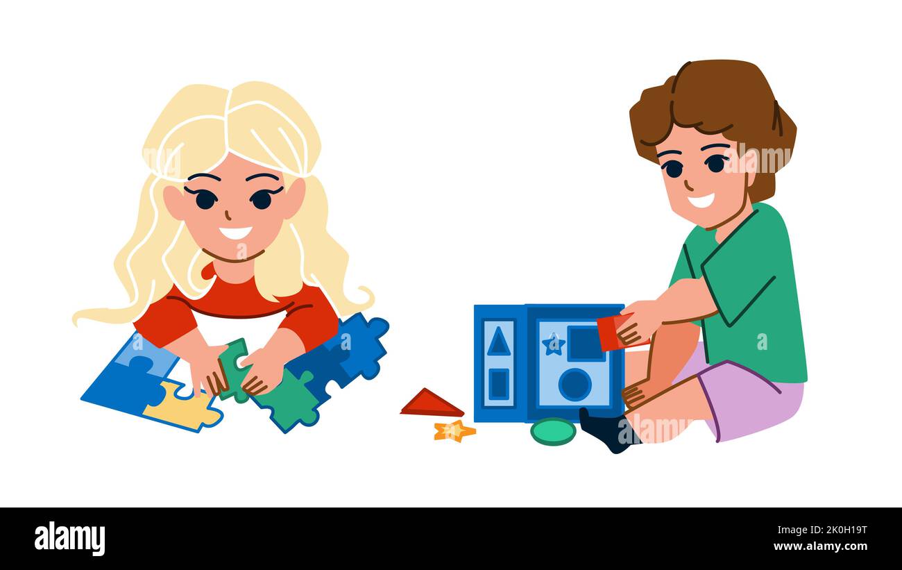 Adult boy puzzle Stock Vector Images - Alamy