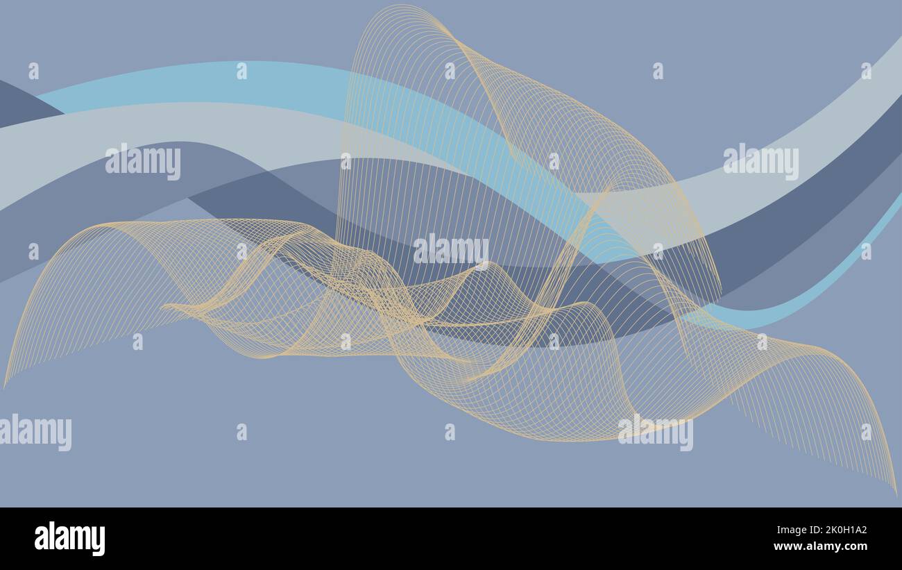 Nice curves transitons, vector illustration of newtral with add of cold ...