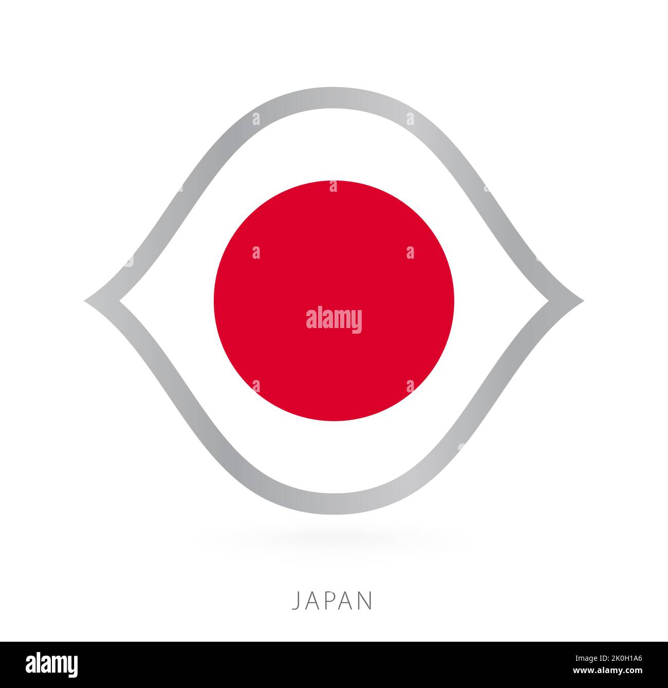 Japan national team flag in style for international basketball ...