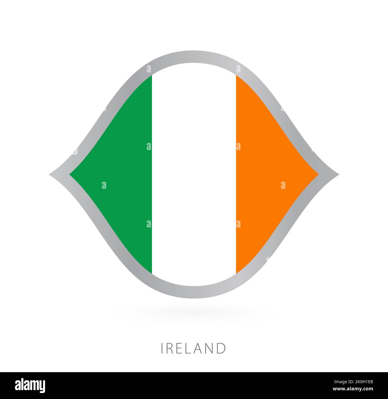 Ireland national team flag in style for international basketball ...