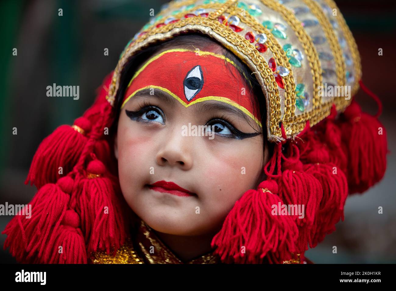 Kumari Puja Festival Celebrated in Kathmandu Durbar Square on the ...