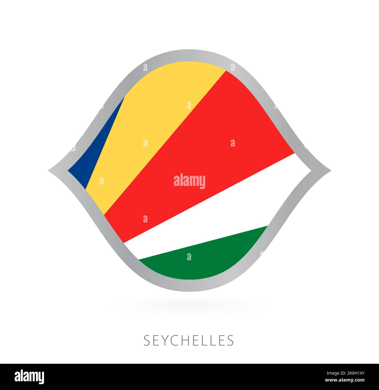 Seychelles national team flag in style for international basketball ...