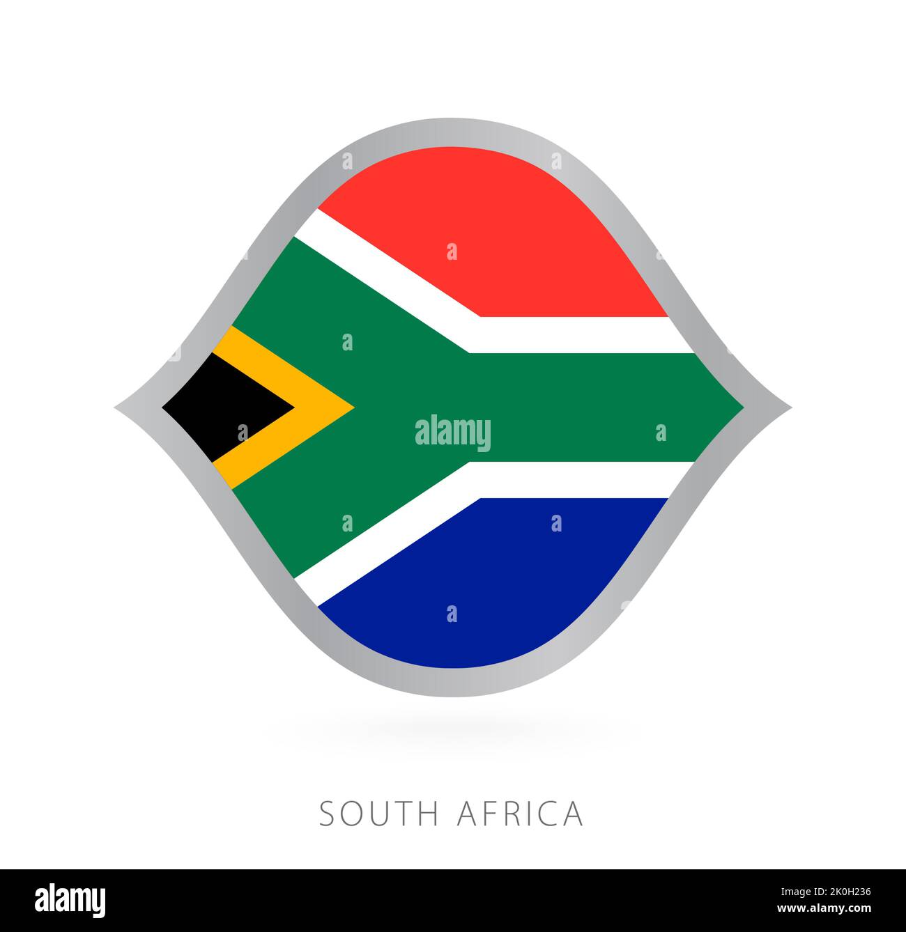 South Africa national team flag in style for international basketball ...